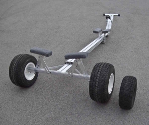 Trailex bunk style boat launching dolly